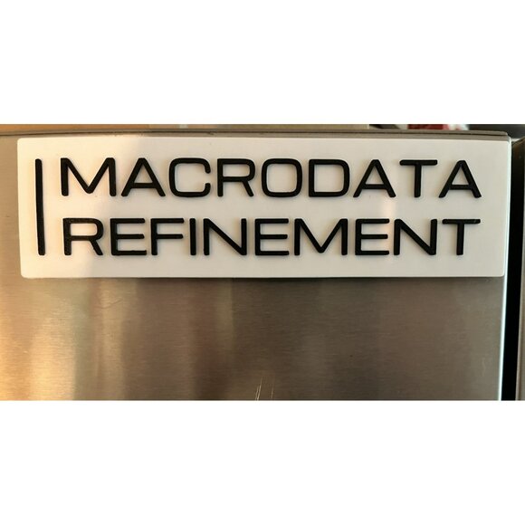 Handmade | Accents | Macrodata Refinement Door Sign Inspired By ...